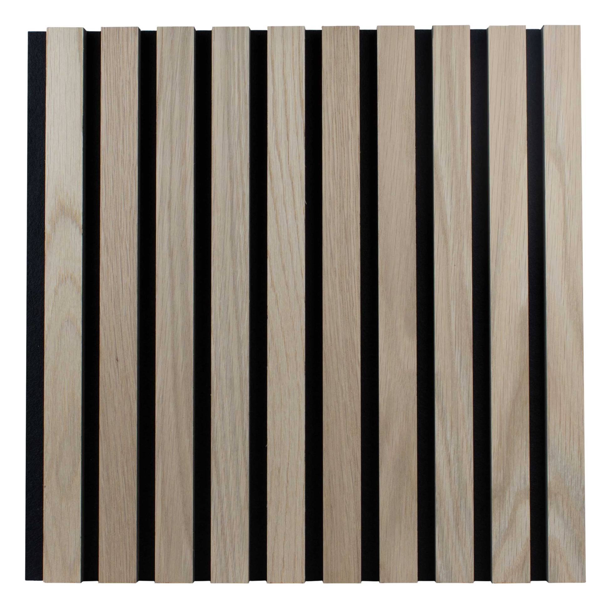 PROVISTON Akustik Wandpaneel 400 x 400 mm | Eiche Natur MDF Akustik 3D ...