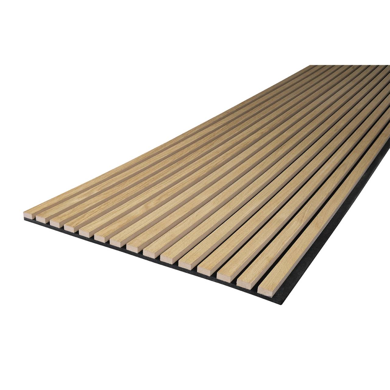 Kosche Akustik Wandpaneel 2400 x 561 x 19 mm | Eiche Natur furniert MDF ...